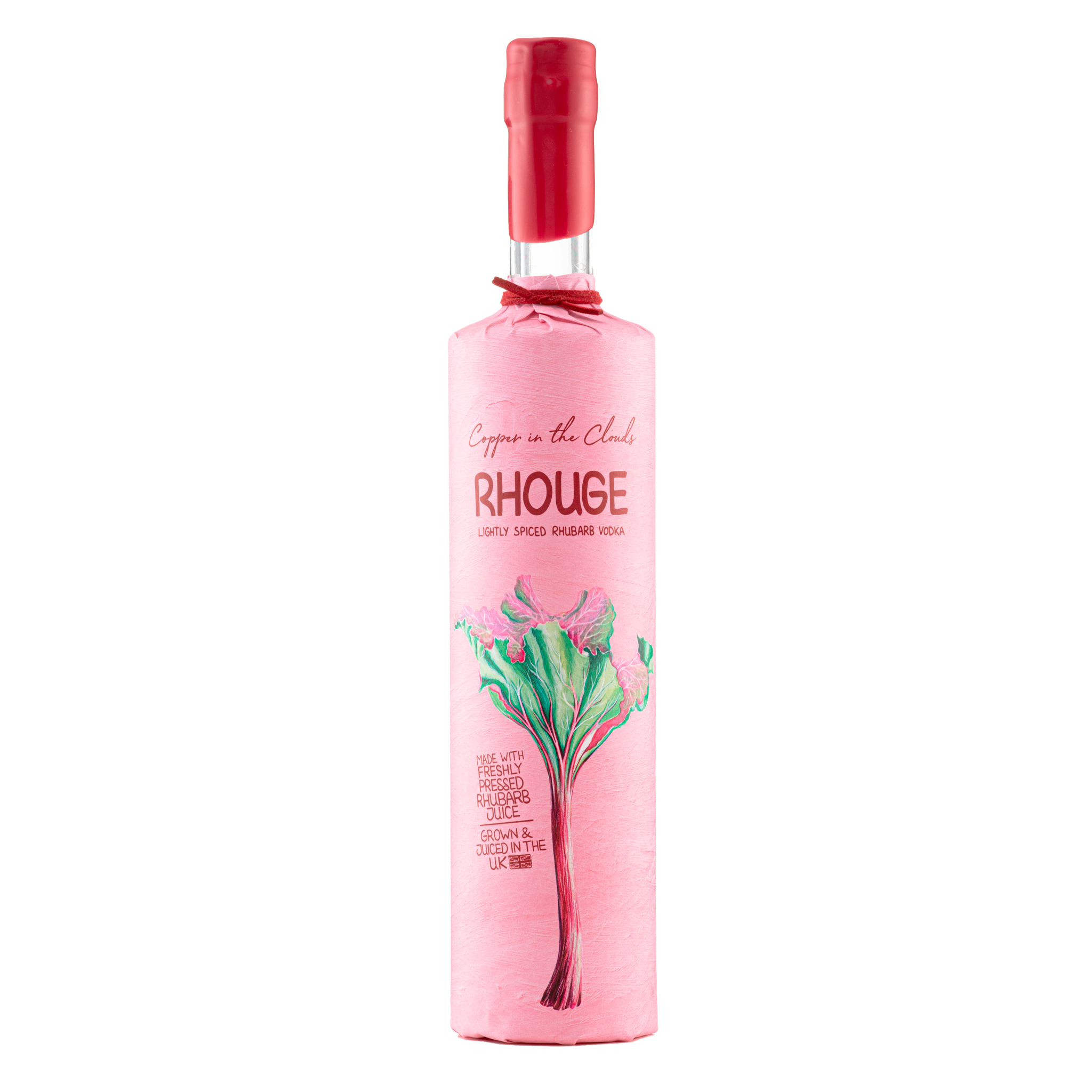 Rhouge - Lightly Spiced Rhubarb Vodka 38% – Copper in the Clouds